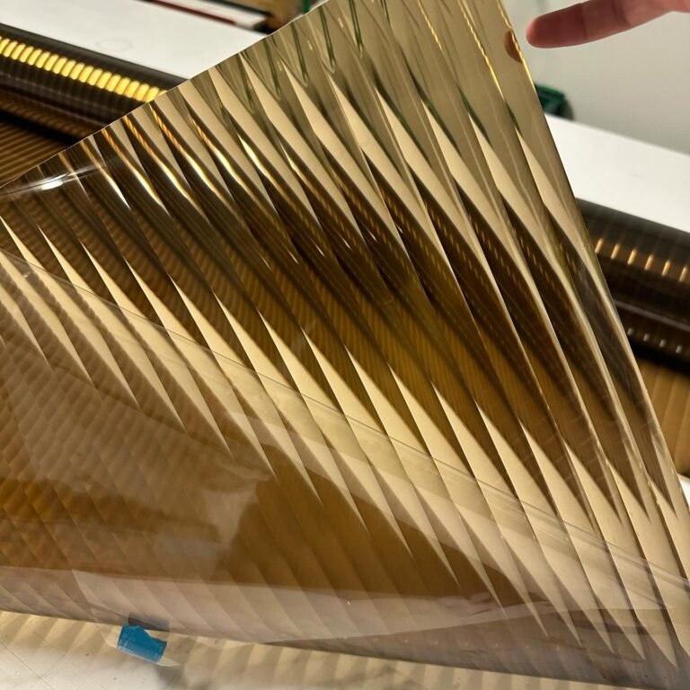 Clear Reeded Glass Film - 6mm - Footprint Creative