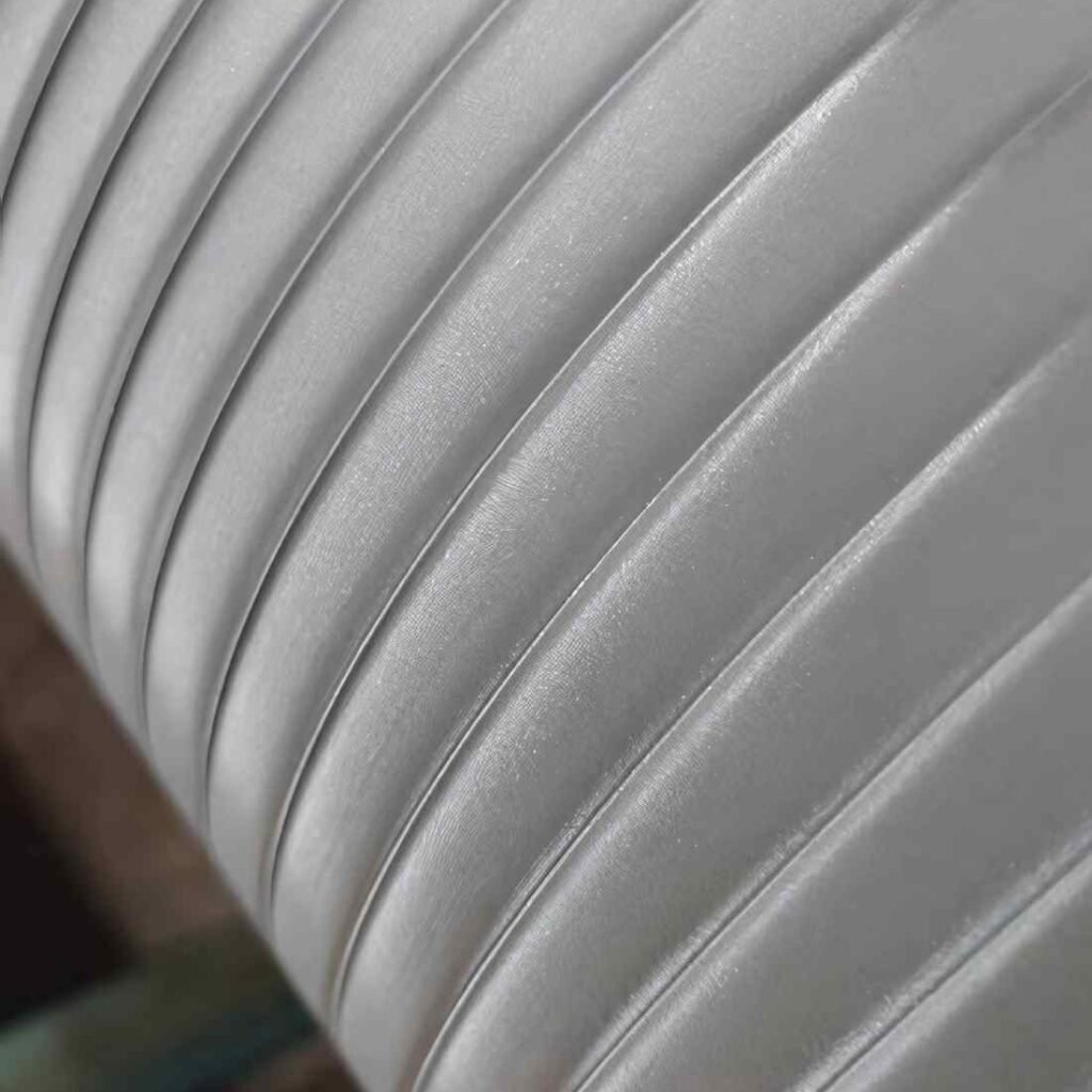 6mm Reeded Glass Film (Frosted Steel) - Footprint Creative